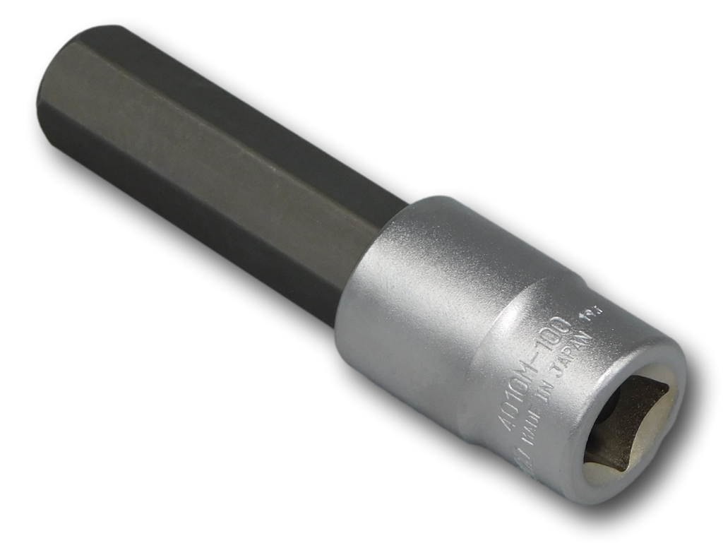 17 mm Hex Socket 1/2" Drive, Long 100 mm – Scuba Clinic Tools